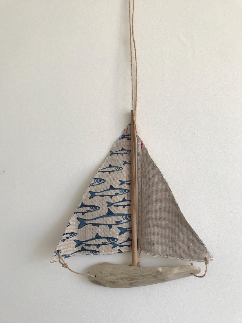 Large Beach Design Drift Wood Ship Driftwood Sailboat Gift Nautical ...