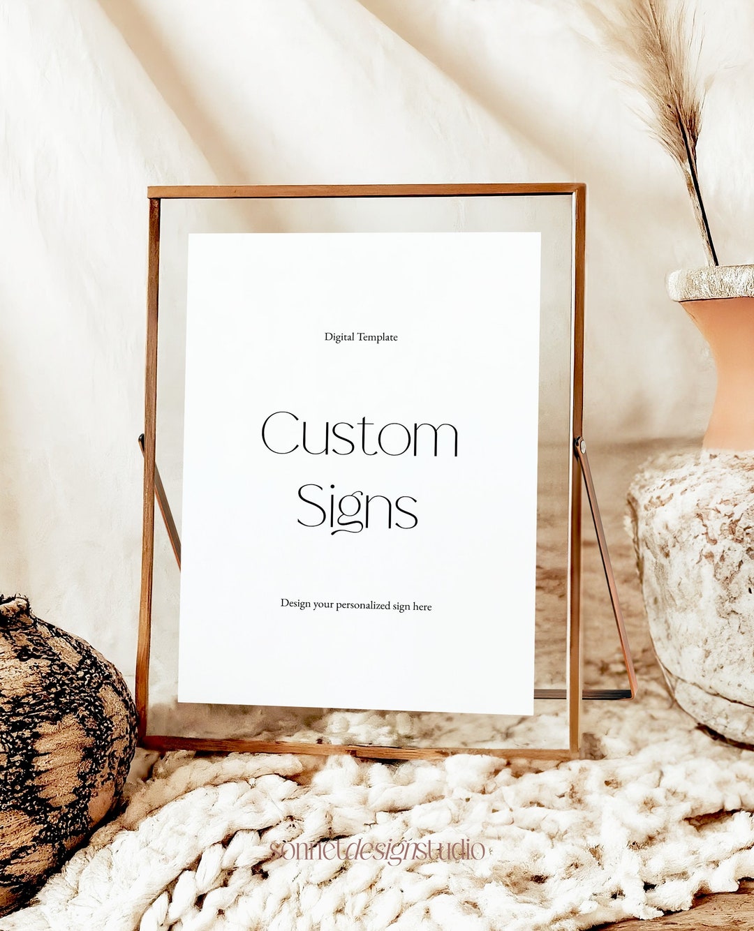 Printable Wedding Signs, Minimalist Wedding Table Signs, Wedding Signs ...