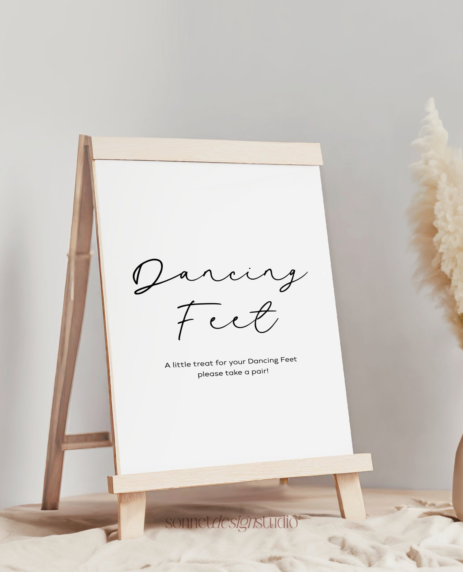 Minimalist Wedding Signs, Wedding Signs Template, Modern Wedding ...