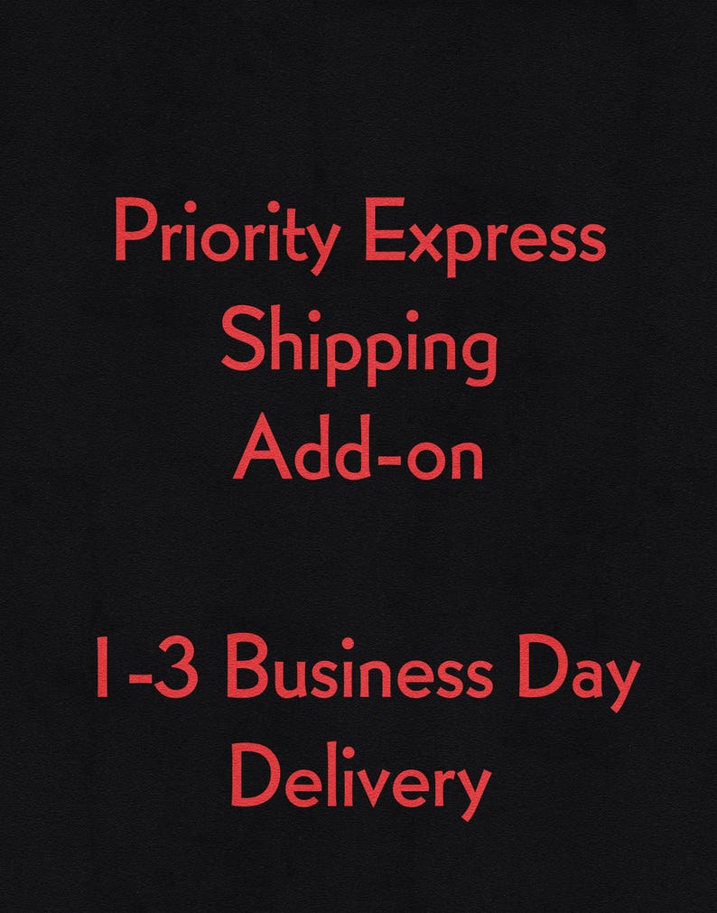 PRIORITY EXPRESS Shipping Upgrade | USPS 1-3 Business Day Delivery ...