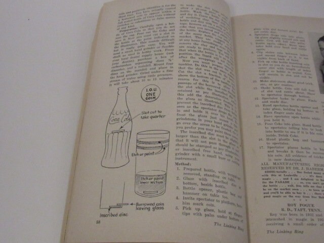 Five Vintage Magic Magazines 1956 the Linking Ring - Etsy