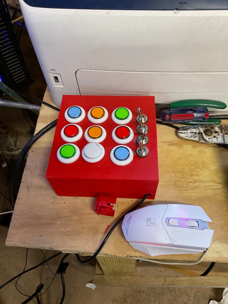 Racepro 12-function PC Button Box: Ultimate Sim Racing Control - Etsy