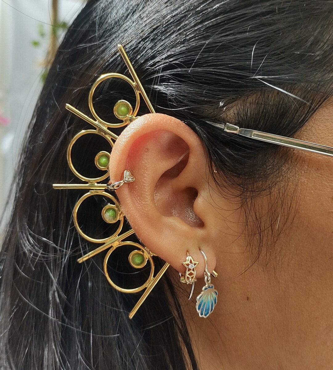 Geometric Ear Cuff - Etsy