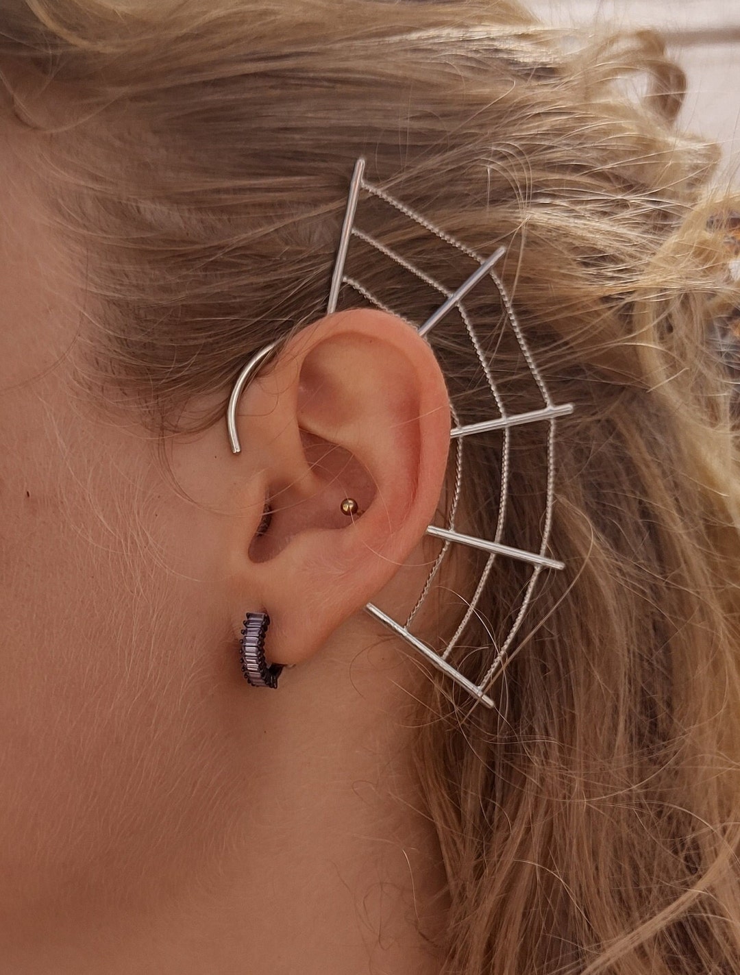 Spiderweb Ear Cuff - Etsy