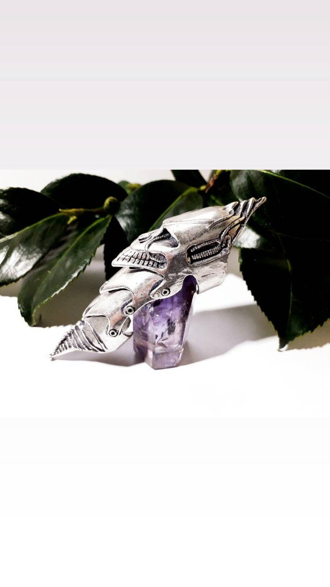 Skull Armor Ring - Etsy