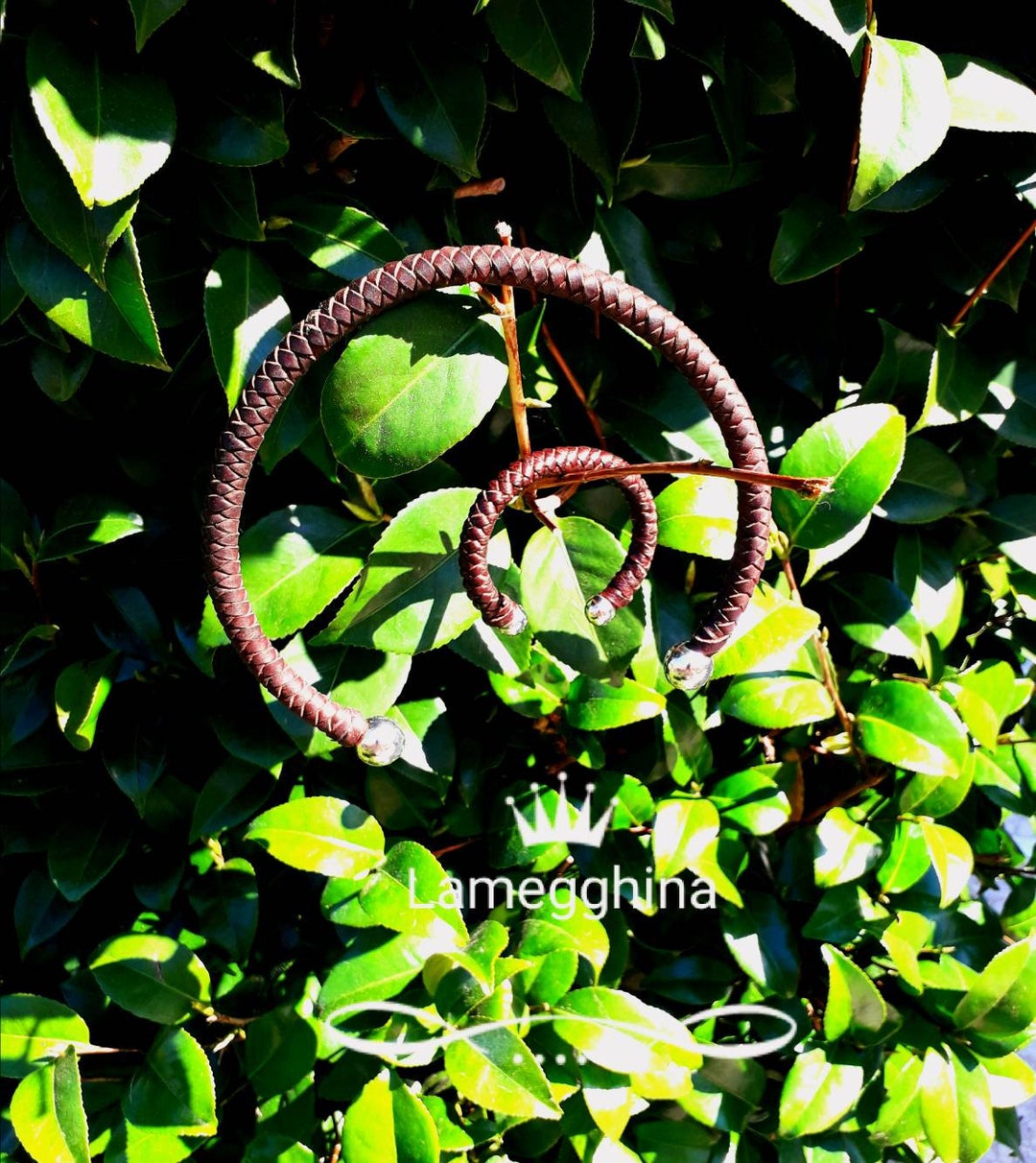 Celtic Torque Braided Leather Choker - Etsy