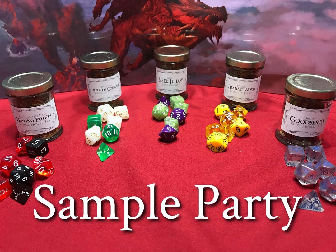 Build a D&D Party Tea Sampler Set - Etsy