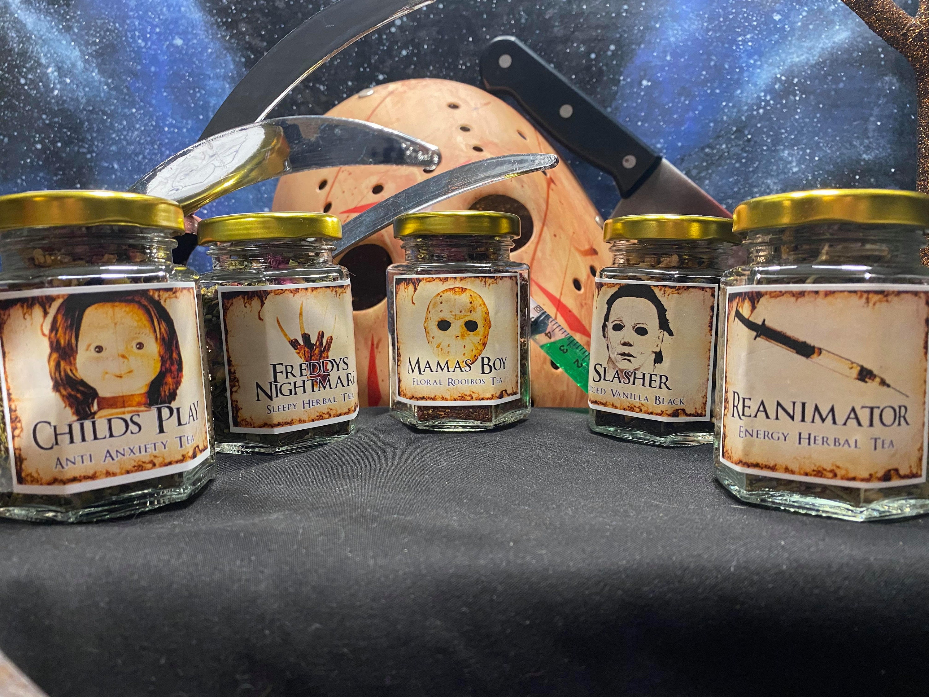 Horror Inspired Slasher Tea Set - Etsy