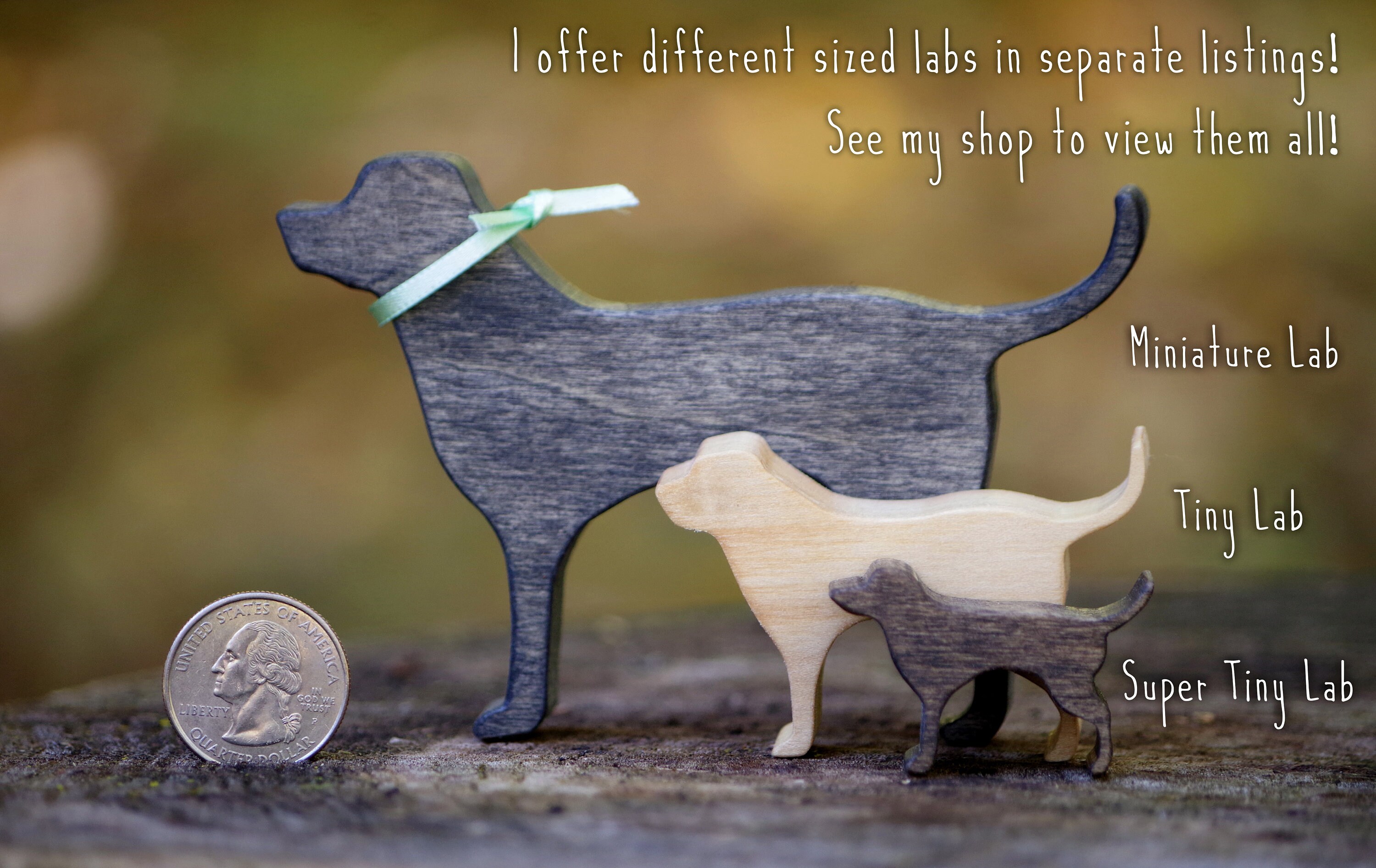 Miniature Wood Labrador Retriever Figurine Pet Keepsake Loss | Etsy