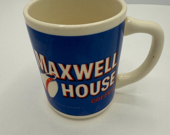 So Fun! Vintage Maxwell House Coffee Mug Made in the USA “good to the ...