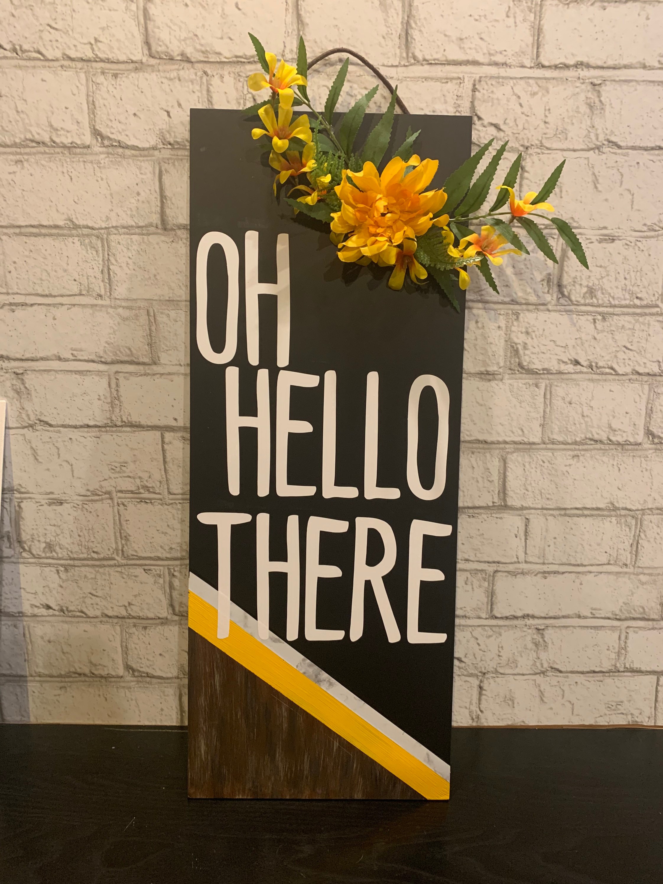 Oh Hello There Door Sign - Etsy