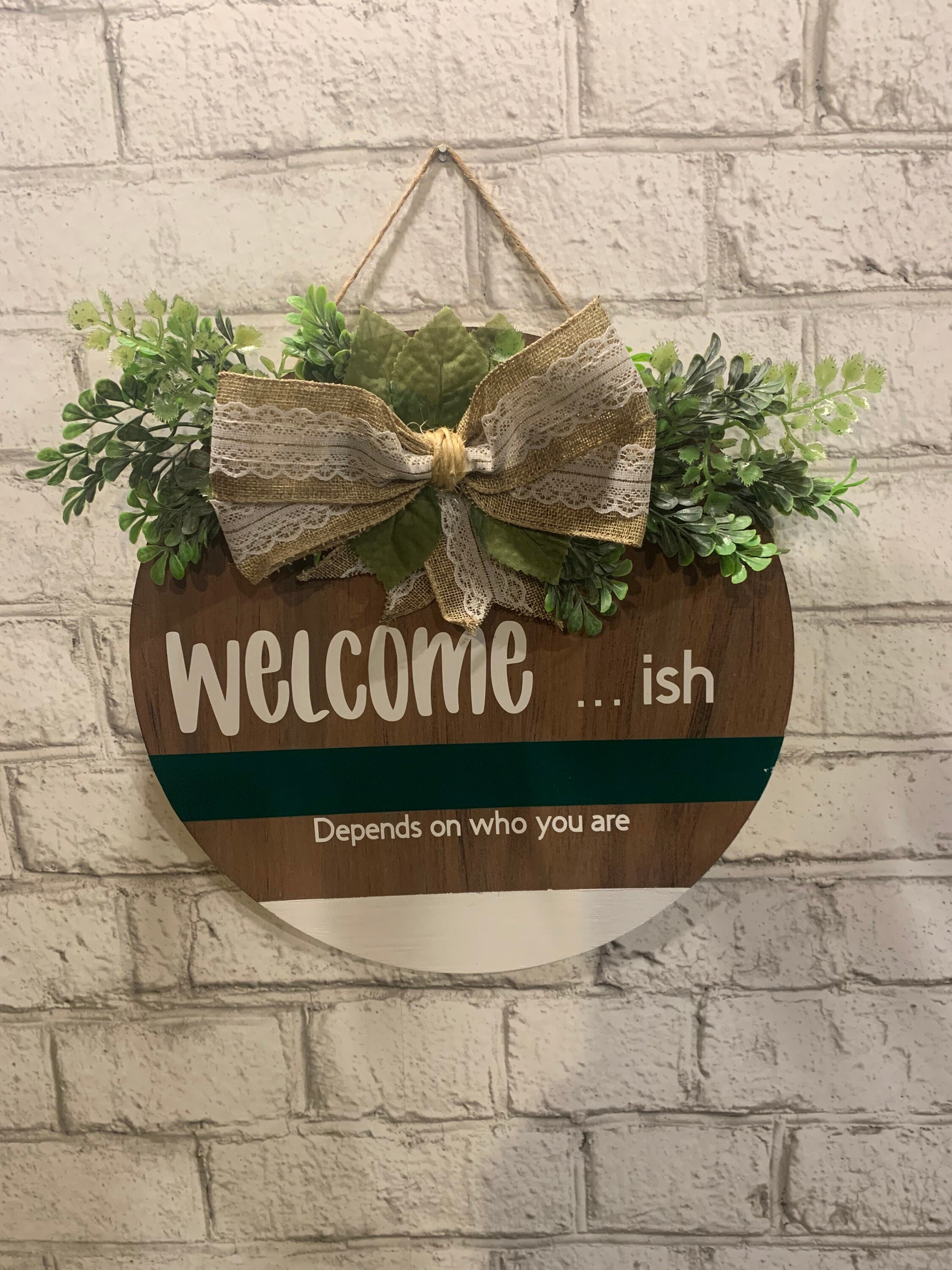 Welcome….ish Door Sign - Etsy