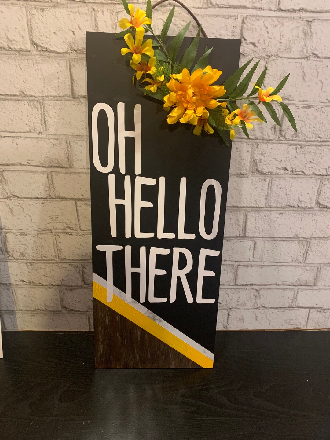 Oh Hello There Door Sign - Etsy