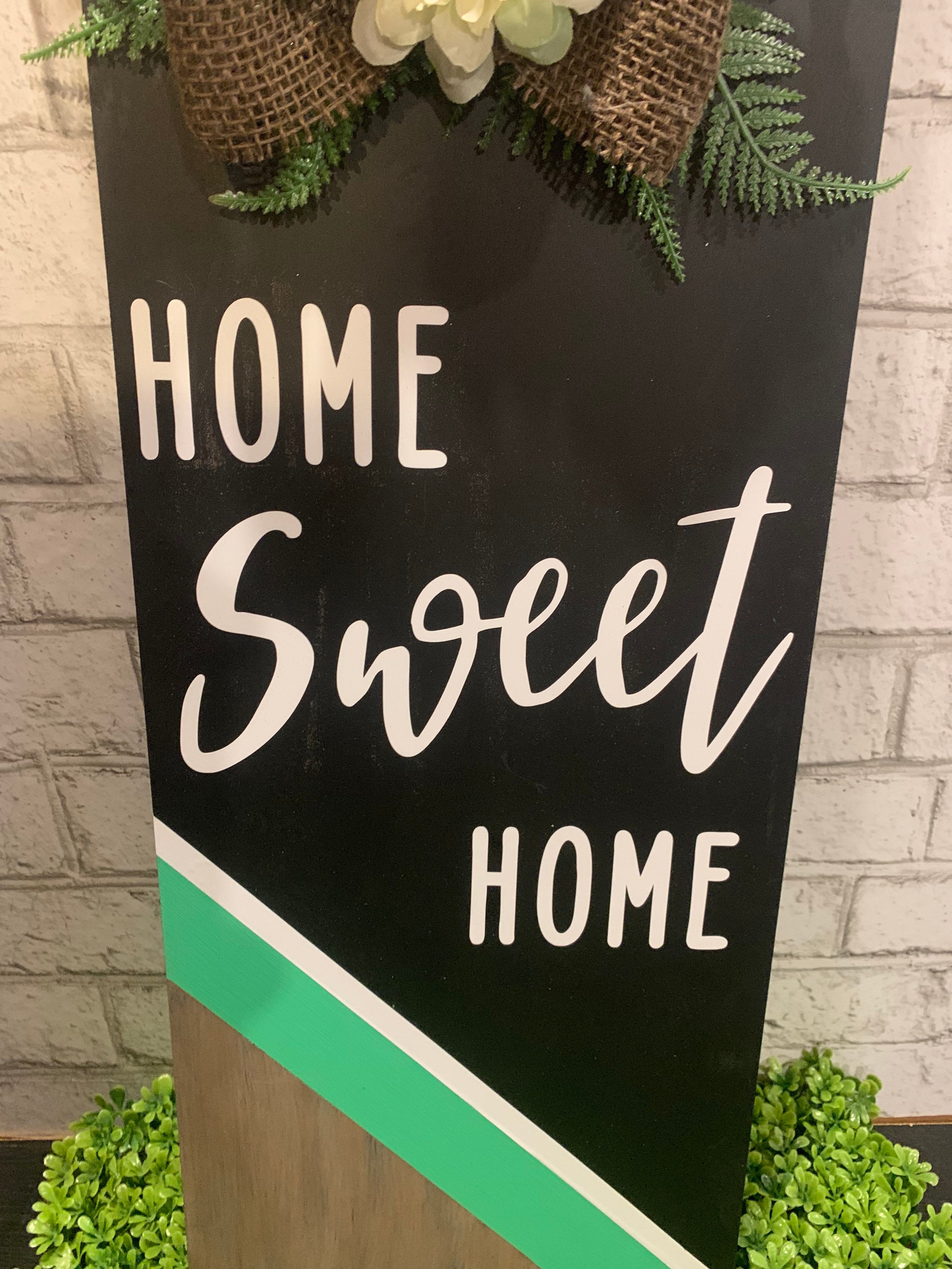 Home Sweet Home Door Sign - Etsy