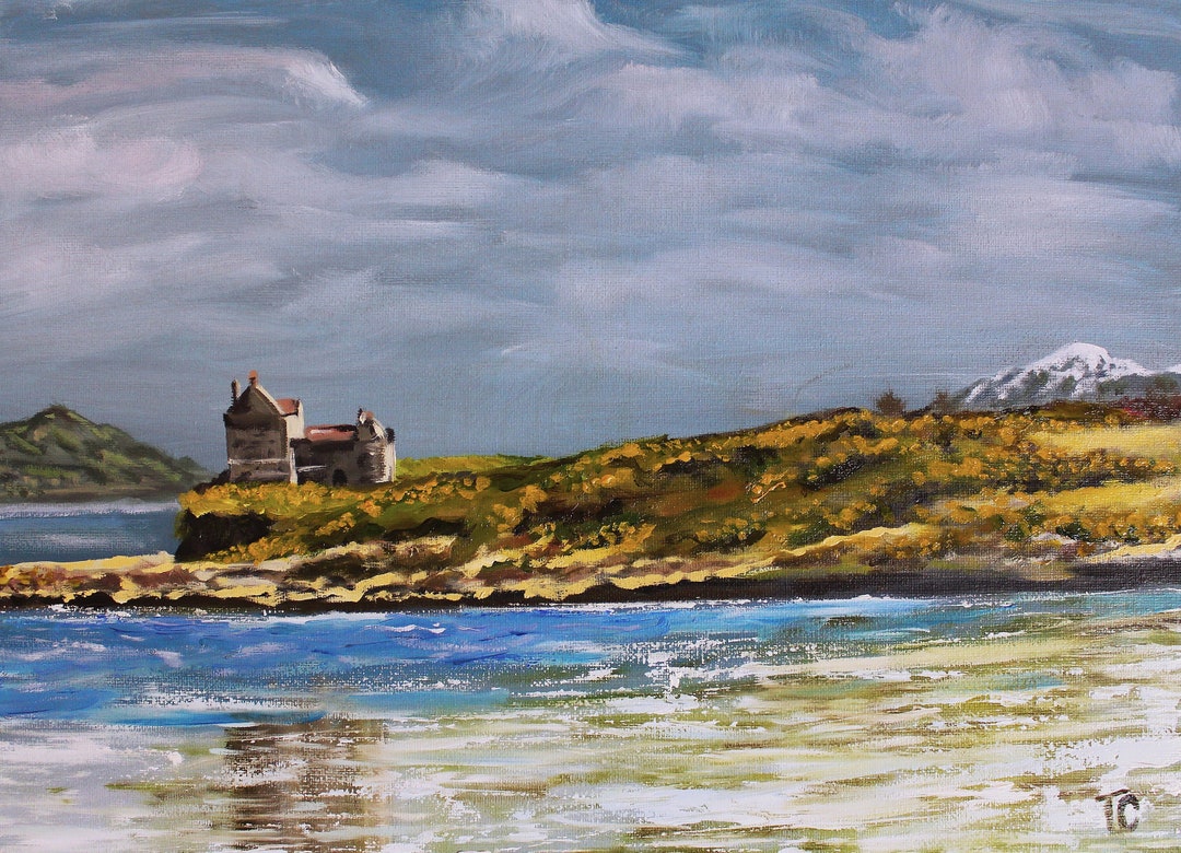 Castle Fine Art Print, Landscape Print, Art Print, Painting Print ...