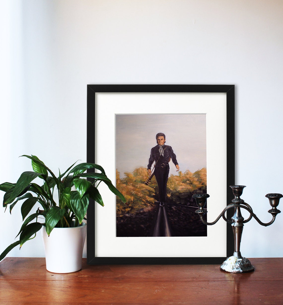 Johnny Cash Print, Music Print, Fine Art Print, Art Print, Painting ...