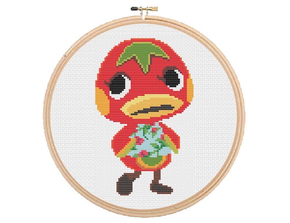 Ketchup Animal Crossing Cross Stitch Pattern - Etsy