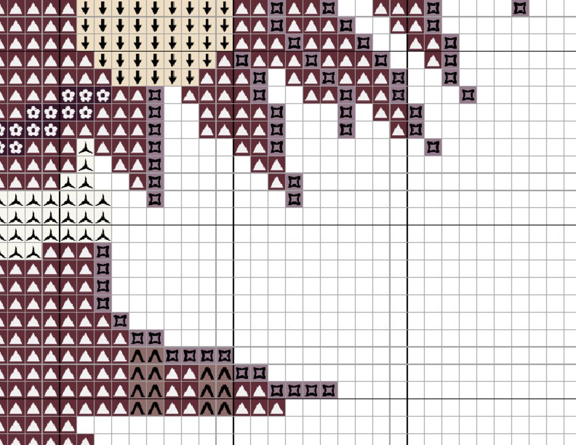 Sable Cross Stitch Pattern - Etsy