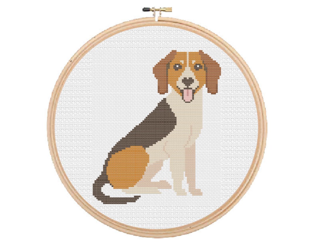 Beagle Dog Cross Stitch Pattern - Etsy