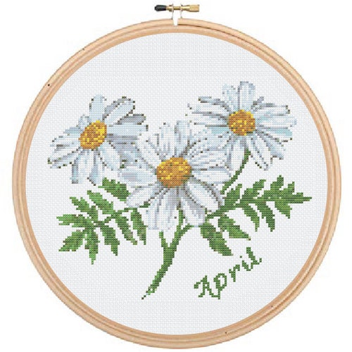 Birth Month Flowers Cross Stitch Pattern Wild Flowers - Etsy