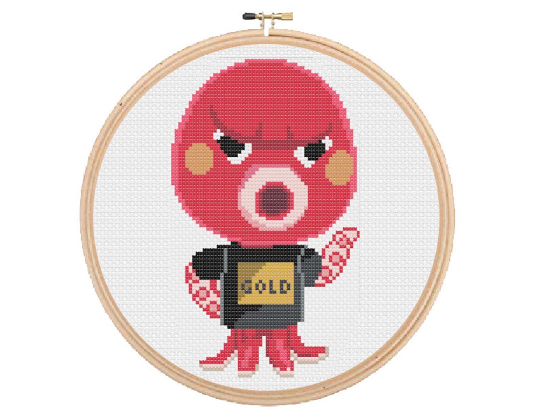 Octavian Animal Crossing Cross Stitch Pattern - Etsy