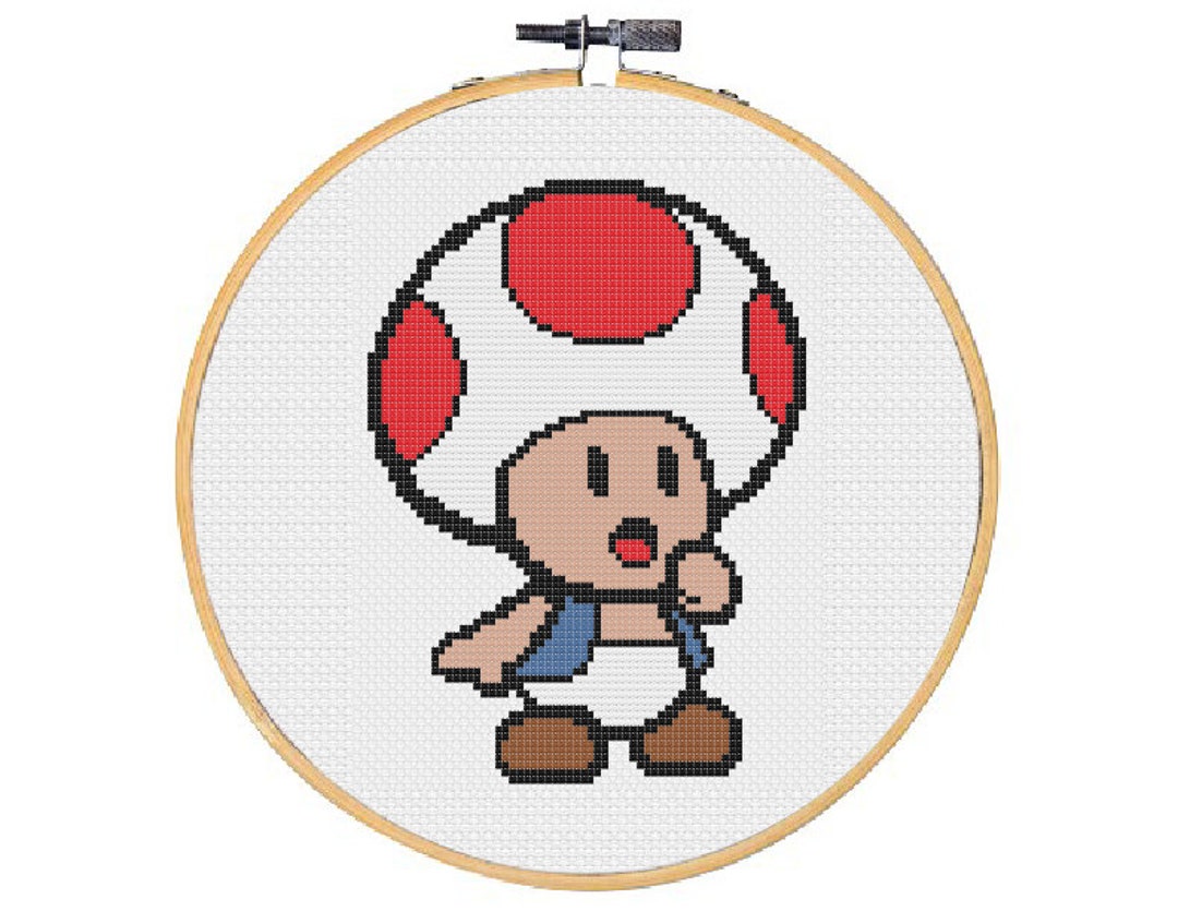 Toad Cross Stitch Pattern - Etsy
