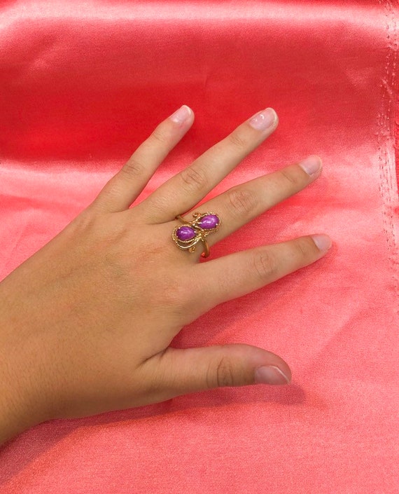 Ruby star vintage ring - Gem