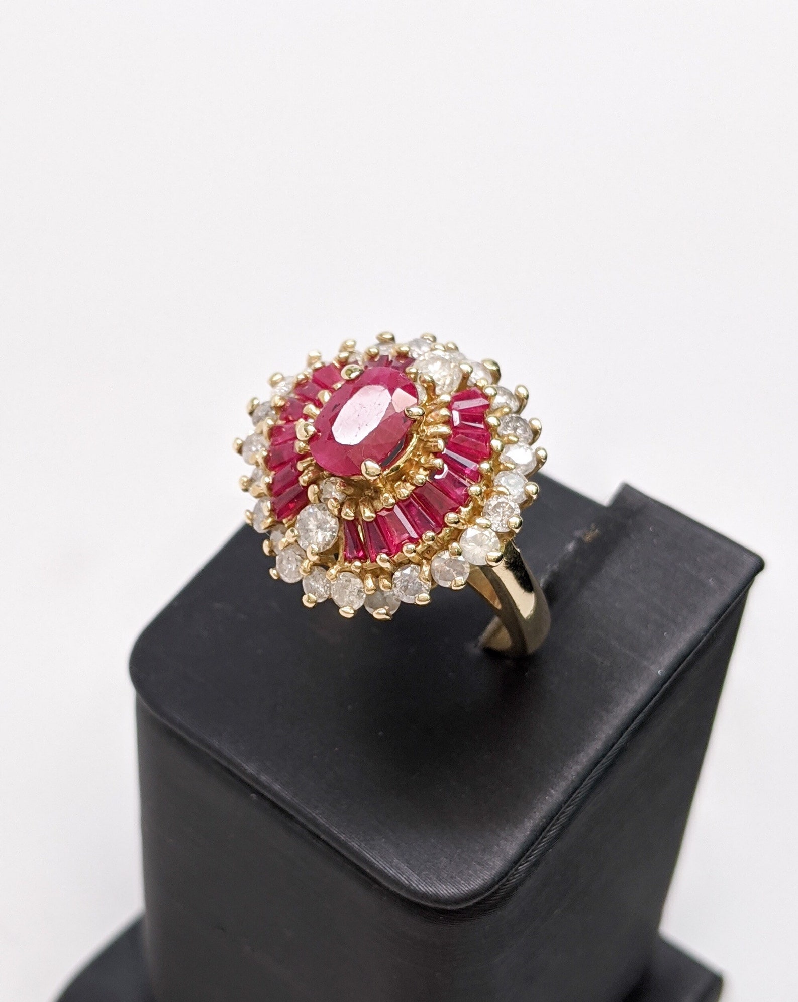 Ruby Ballerina Ring - Etsy