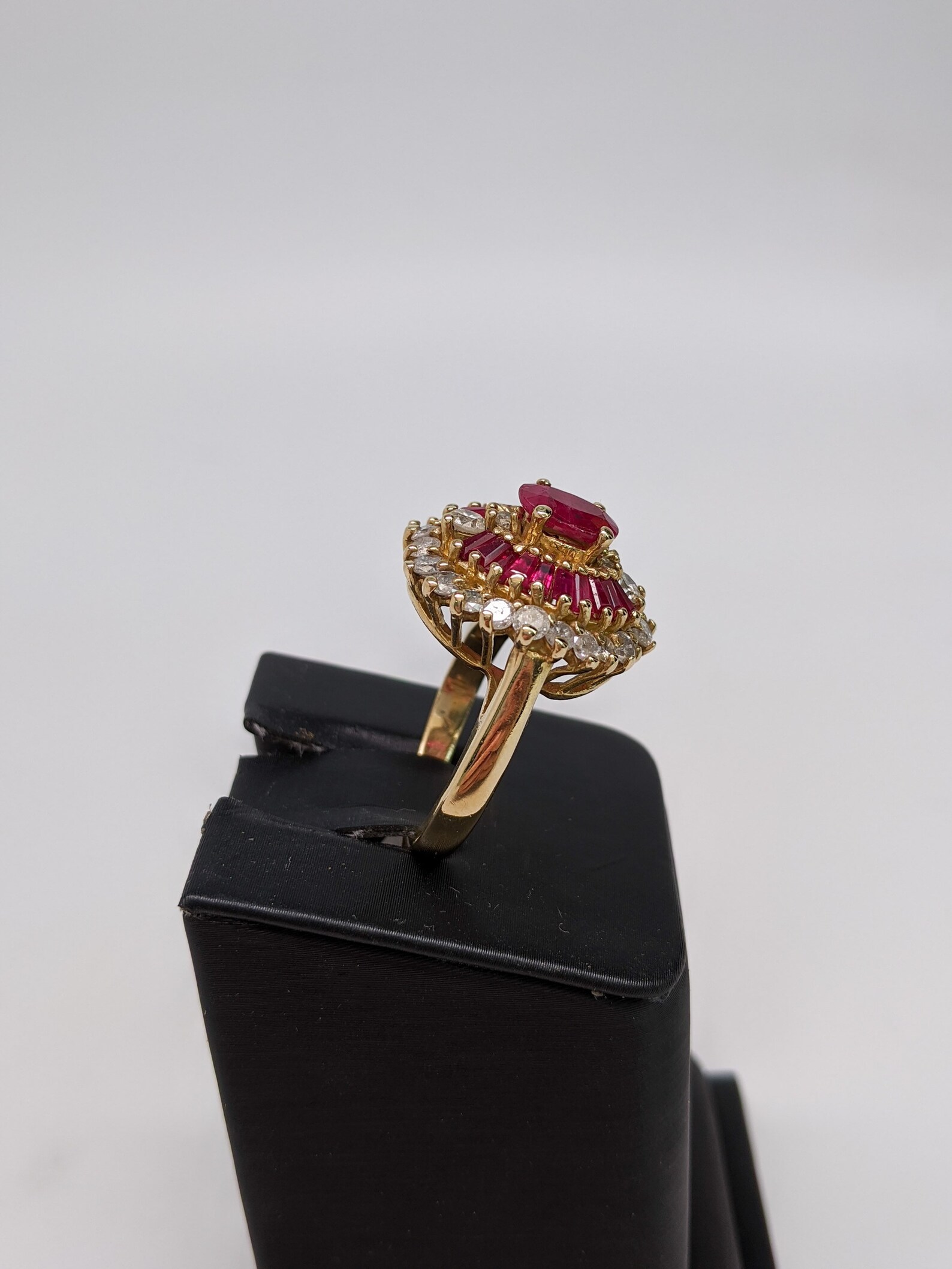 Ruby Ballerina Ring - Etsy