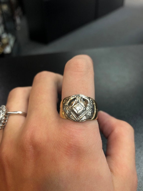 mens masonic diamond - Gem