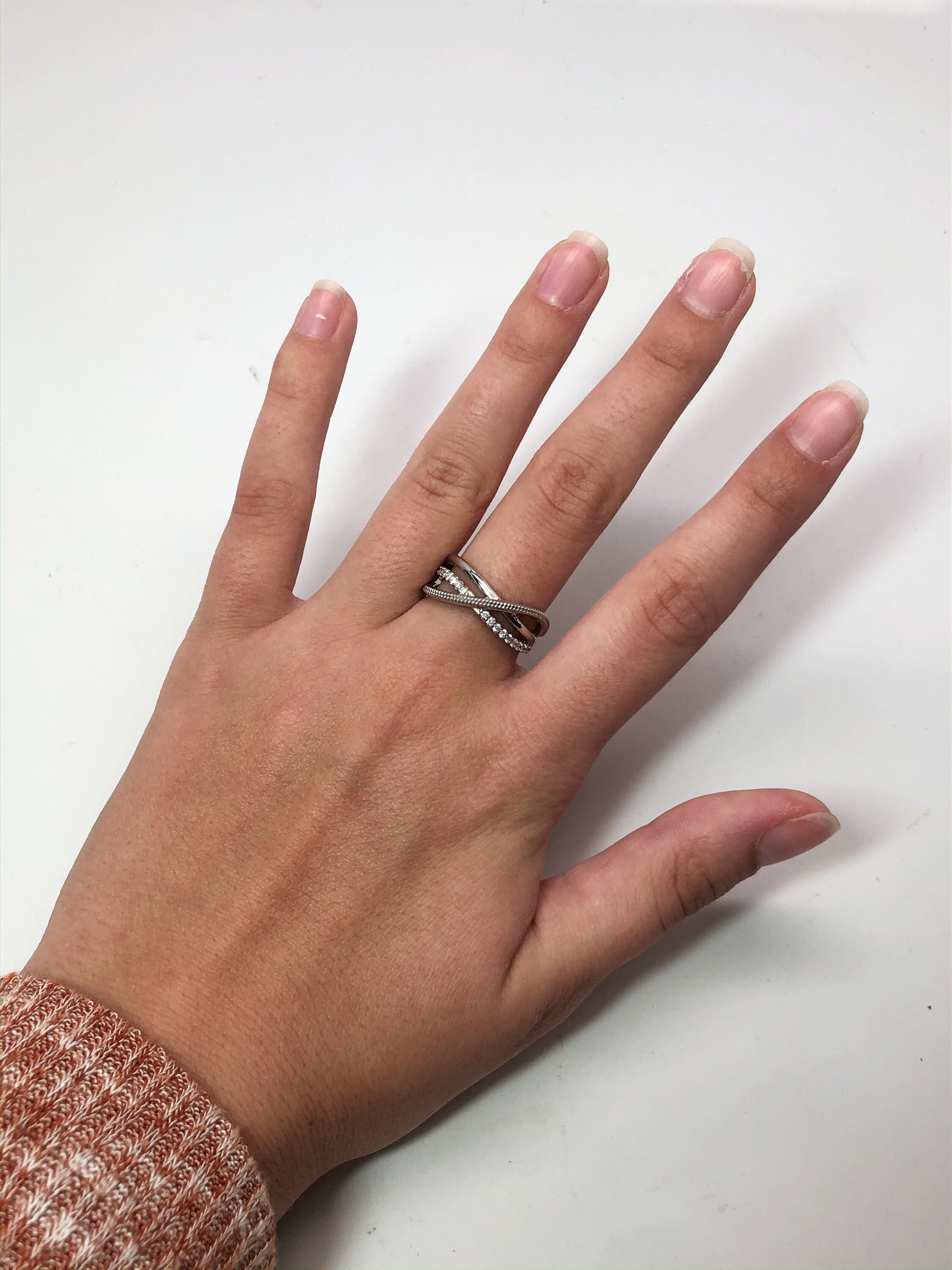 Diamond Bypass Ring - Etsy