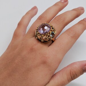 Vintage Multi-gemstone Ring - Etsy