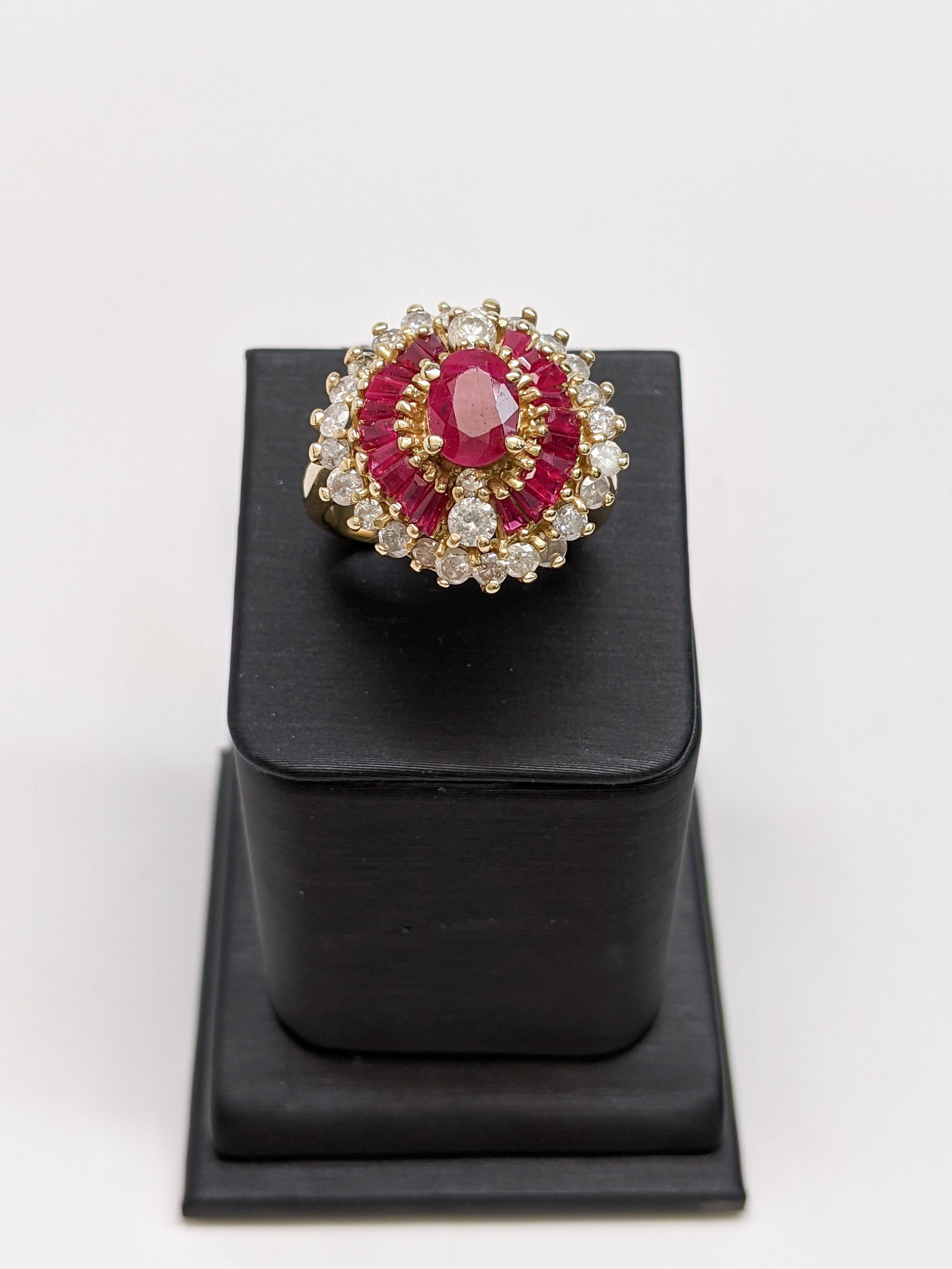 Ruby Ballerina Ring - Etsy