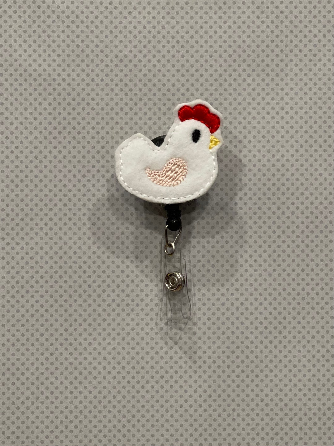 Chicken Badge Reel - Etsy