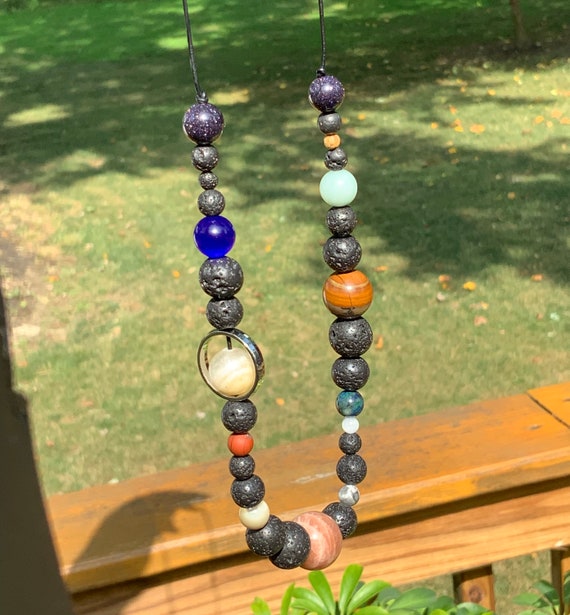 Solar System Necklace Etsy