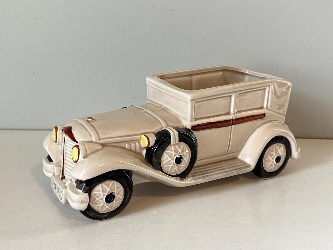 Ceramic Car Planter Ford Model T Flower Planter Truck 1930 ...