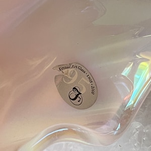 Fenton Pink Lily of the Valley Iridescent Glass Lamp Shade Opalescent 7 ...