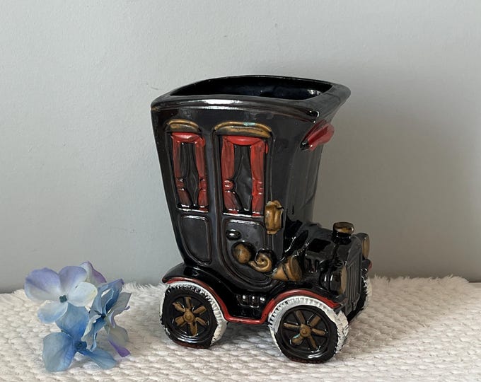 Vintage Ceramic Car Truck Planter, Rubens Originals Japan 50s Decor Car ...