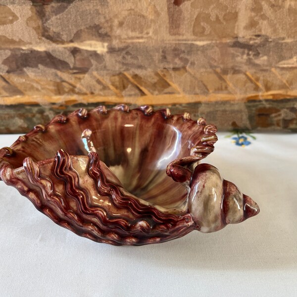 Pottery Shell Bowl - Etsy