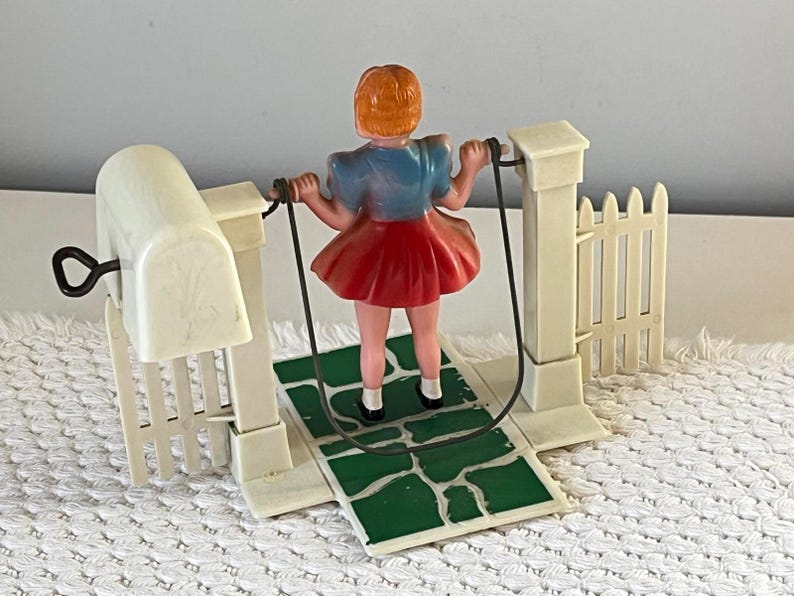 Vintage 1950s Plasco Girl Jumping Rope Novelty Toy USA Pat Pending - Etsy