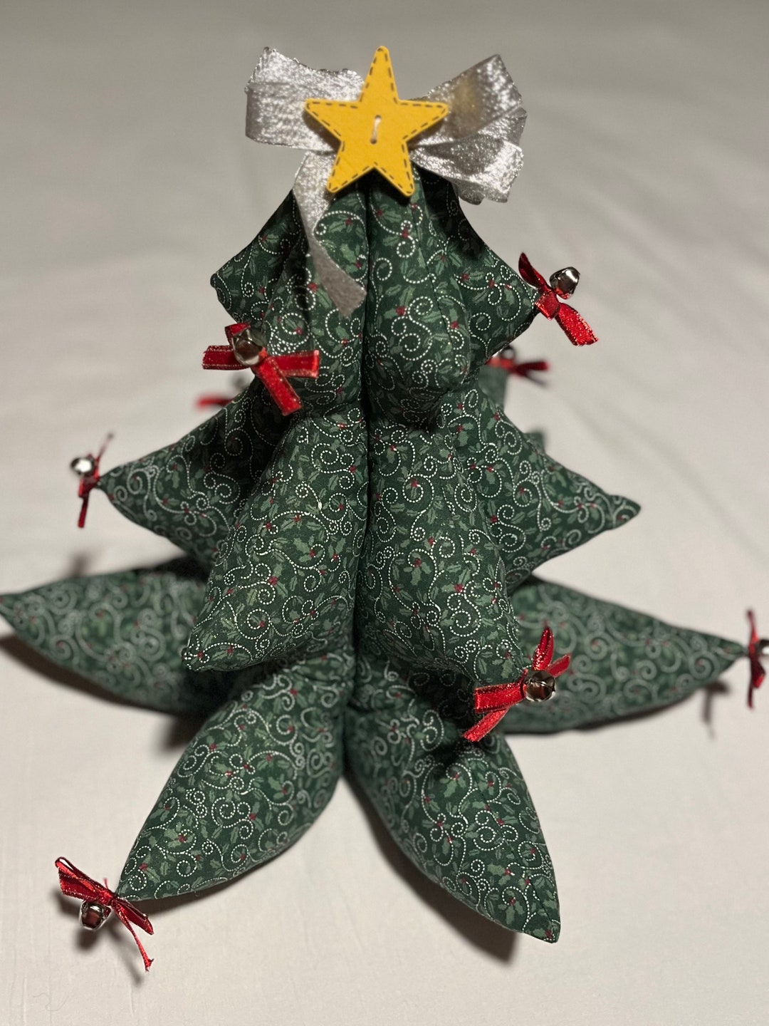 Stuffed Christmas Tree, Fabric Christmas Tree, Handmade Christmas Tree ...