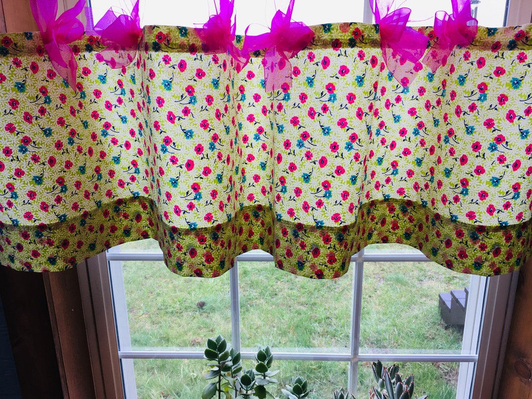 Window Valance, Baby, Nursery, Valance, Window, Kids, Girl, Floral ...