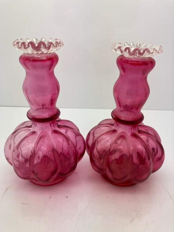 fenton ruby overlay glass - Gem