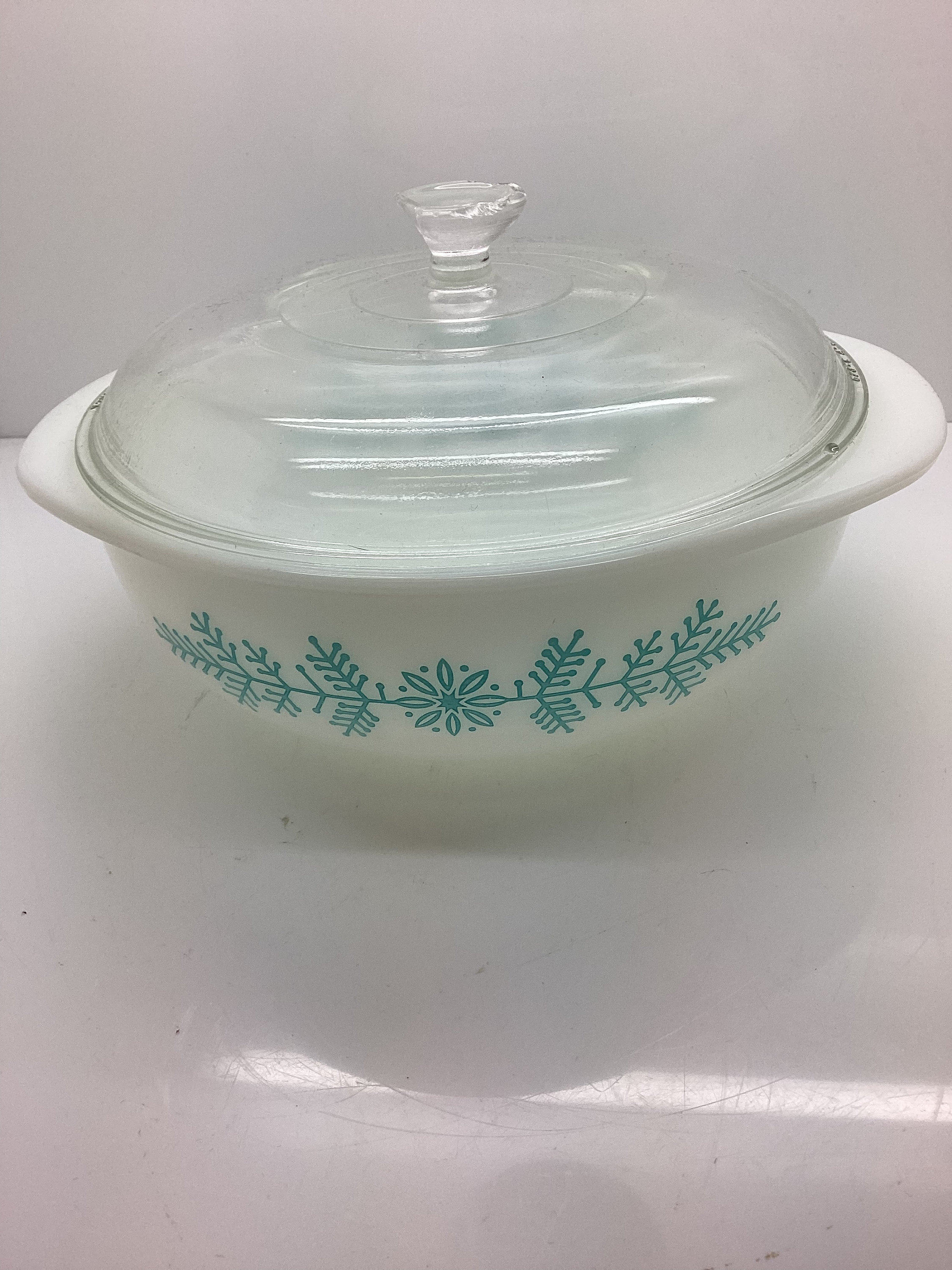 Pyrex Promo Frost Garland 023 1 1/2 Qt. Round Casserole - Etsy