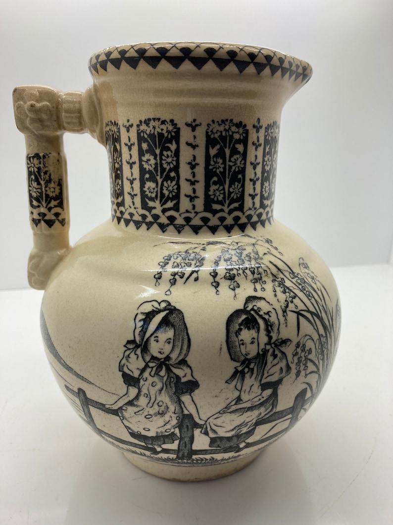Vintage Kate Greenaway Pitcher - Etsy