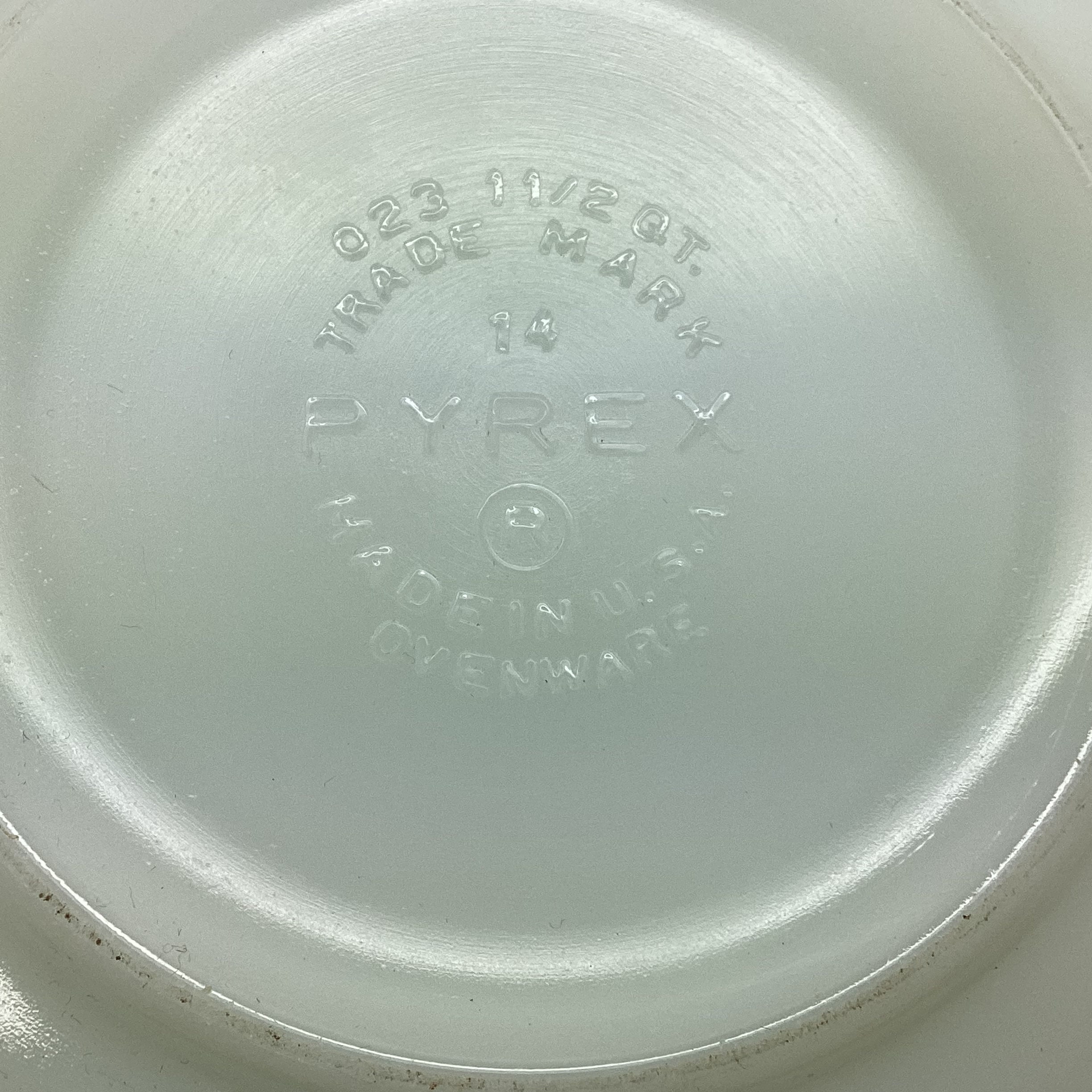 Pyrex Promo Frost Garland 023 1 1/2 Qt. Round Casserole - Etsy