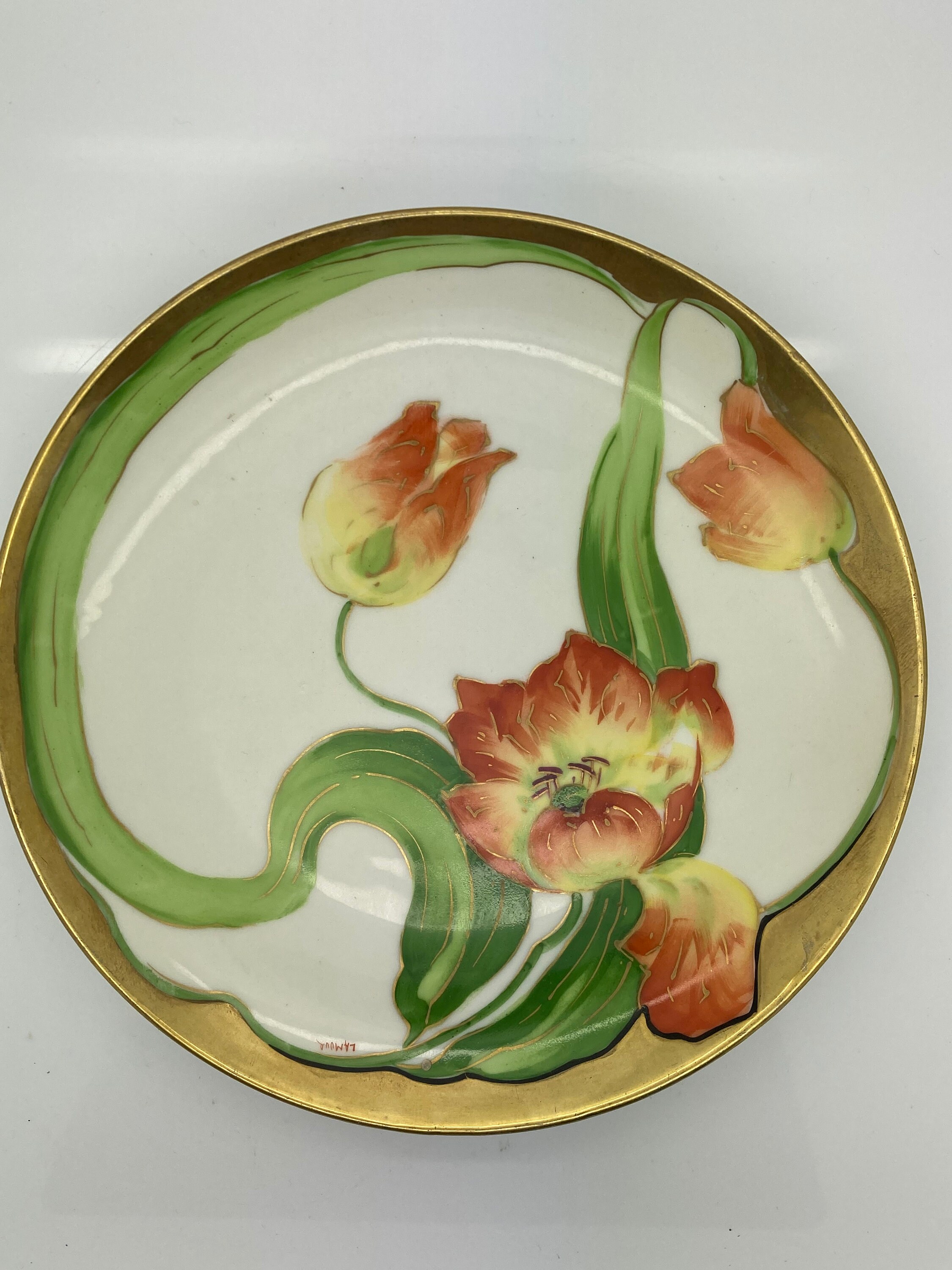 Coronet Plate Laviolette Limoges Gilded Plate - Etsy
