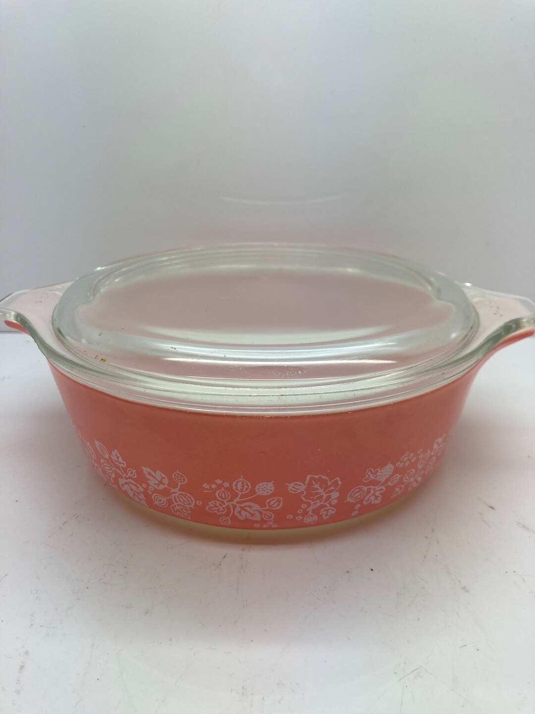 PYREX PINK GOOSEBERRY 1 Pint #472 W/lid - Etsy