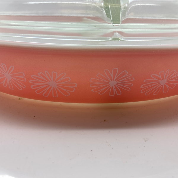 Pink Daisy Vintage Pyrex Casserole Dish - Etsy