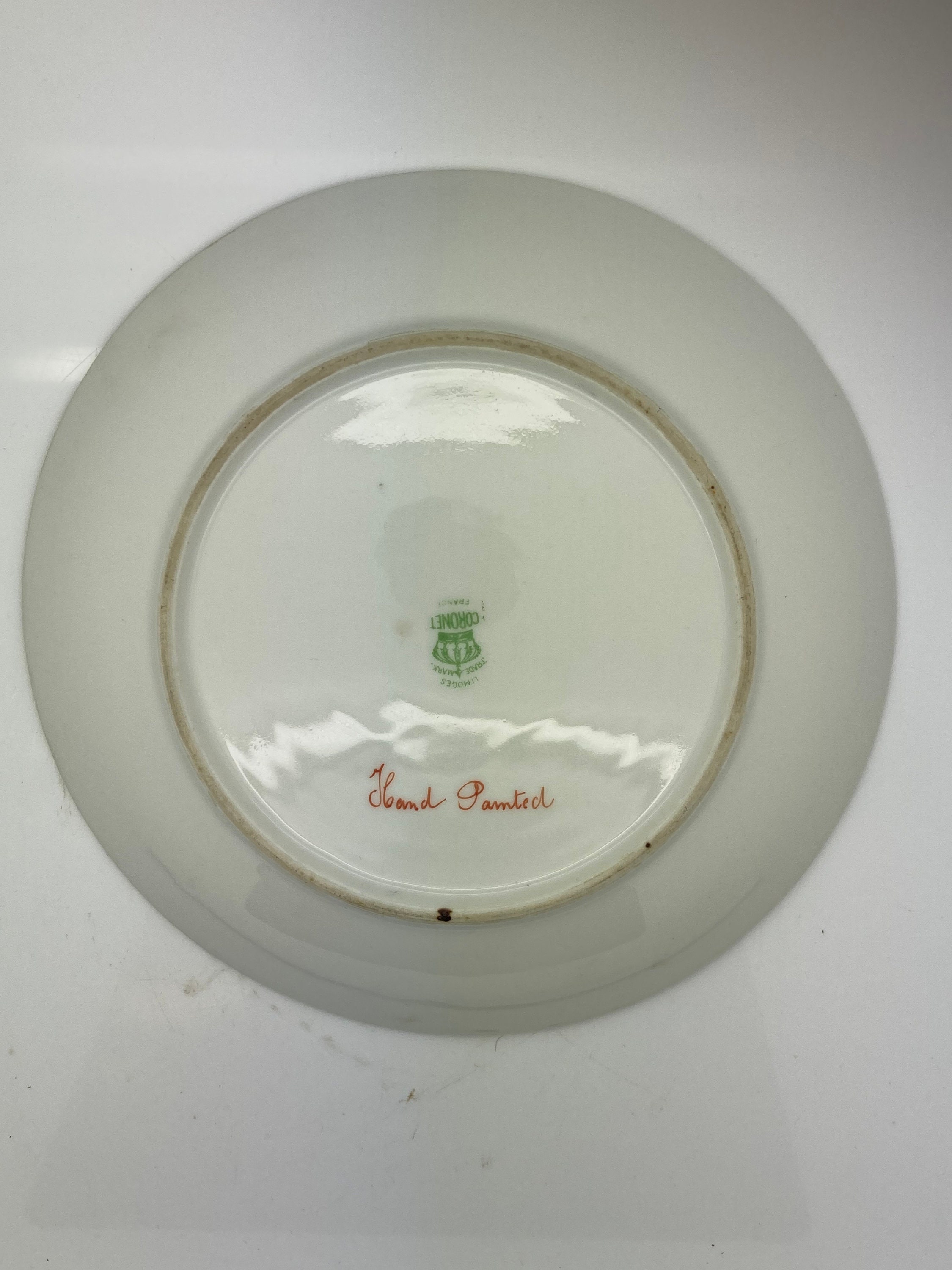 Coronet Plate Laviolette Limoges Gilded Plate - Etsy